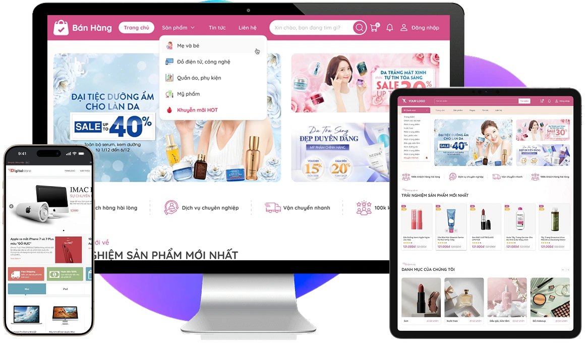 Viết APP Android, IOS và Thiết kế website theo yêu cầu - Vietapp